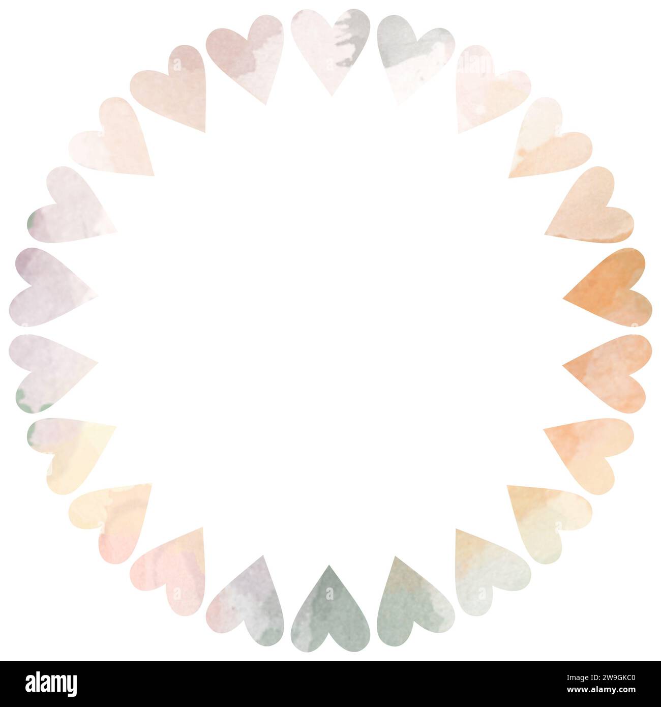 Colored watercolor on white paper. Frame .Grunge background Stock Photo ...