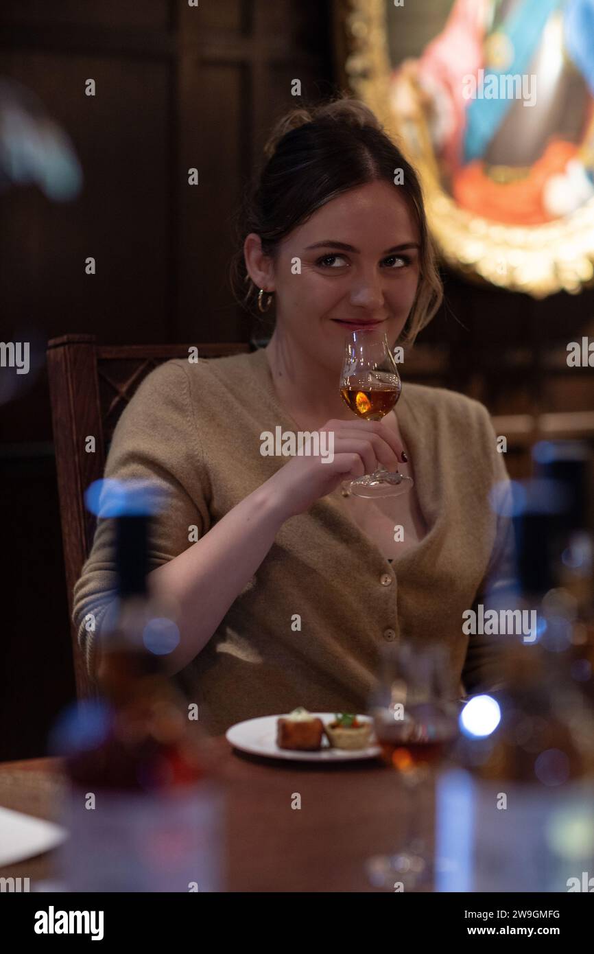 Whisky nosing tasting glass hi-res stock photography and images - Alamy