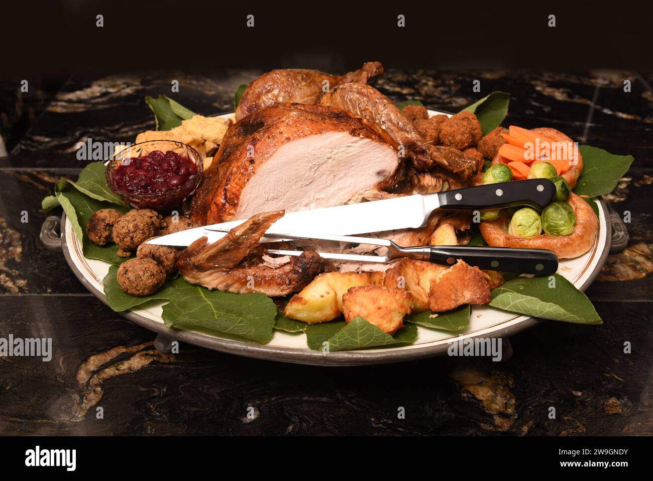 The Christmas Turkey Stock Photo - Alamy