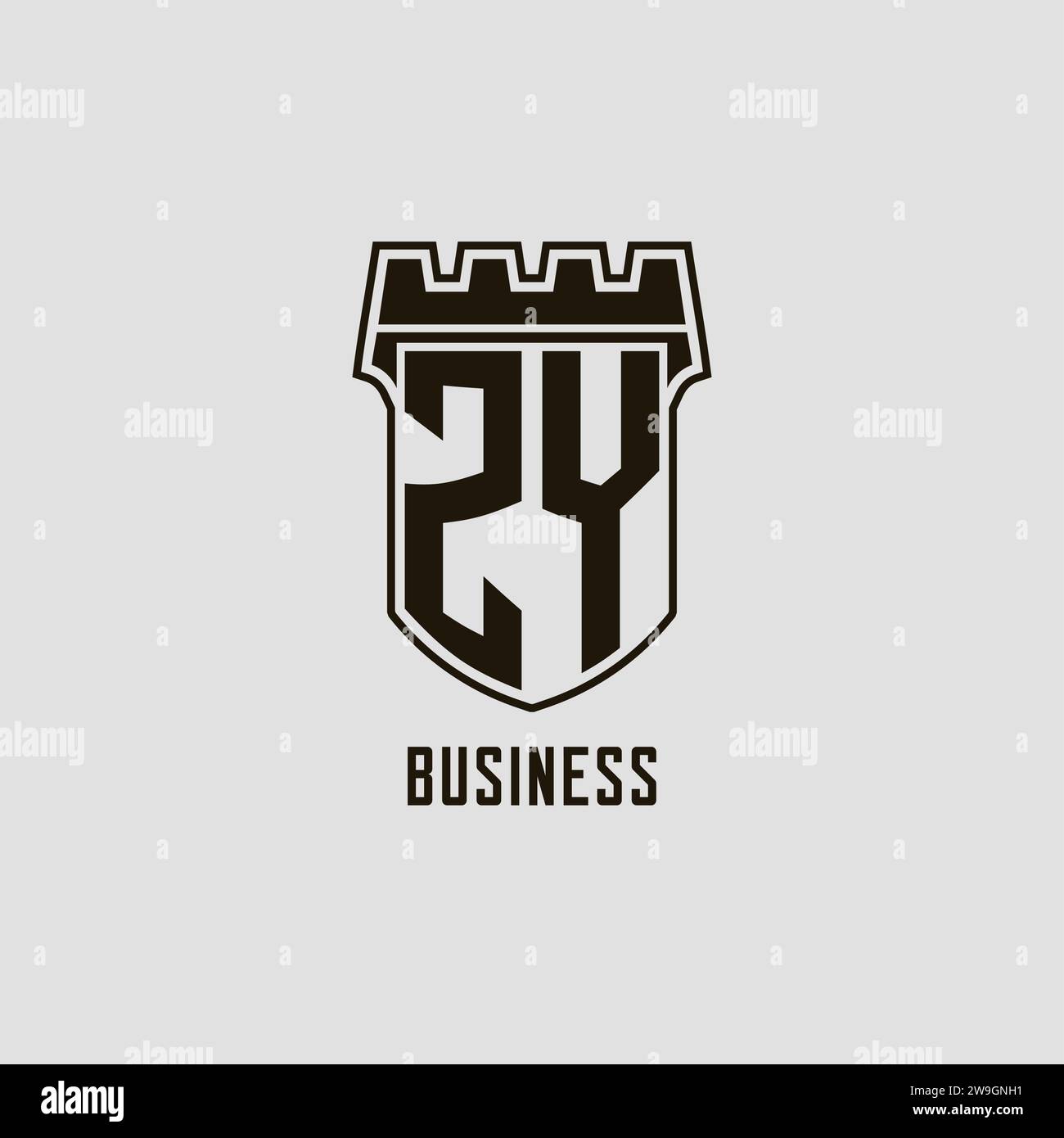 Zy logos icon hi-res stock photography and images - Alamy