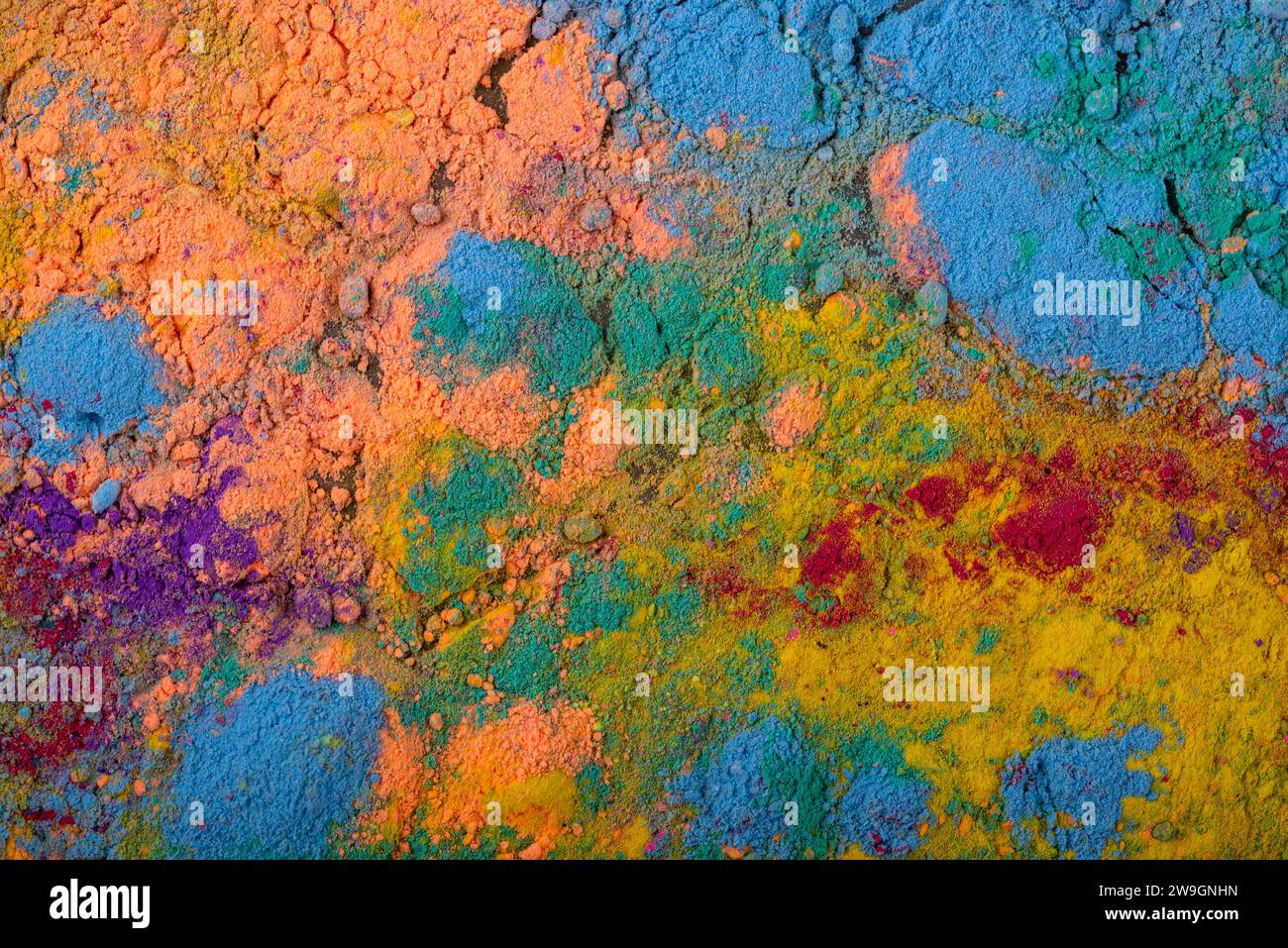 Gulal colors for Indian Holi festival Stock Photo - Alamy