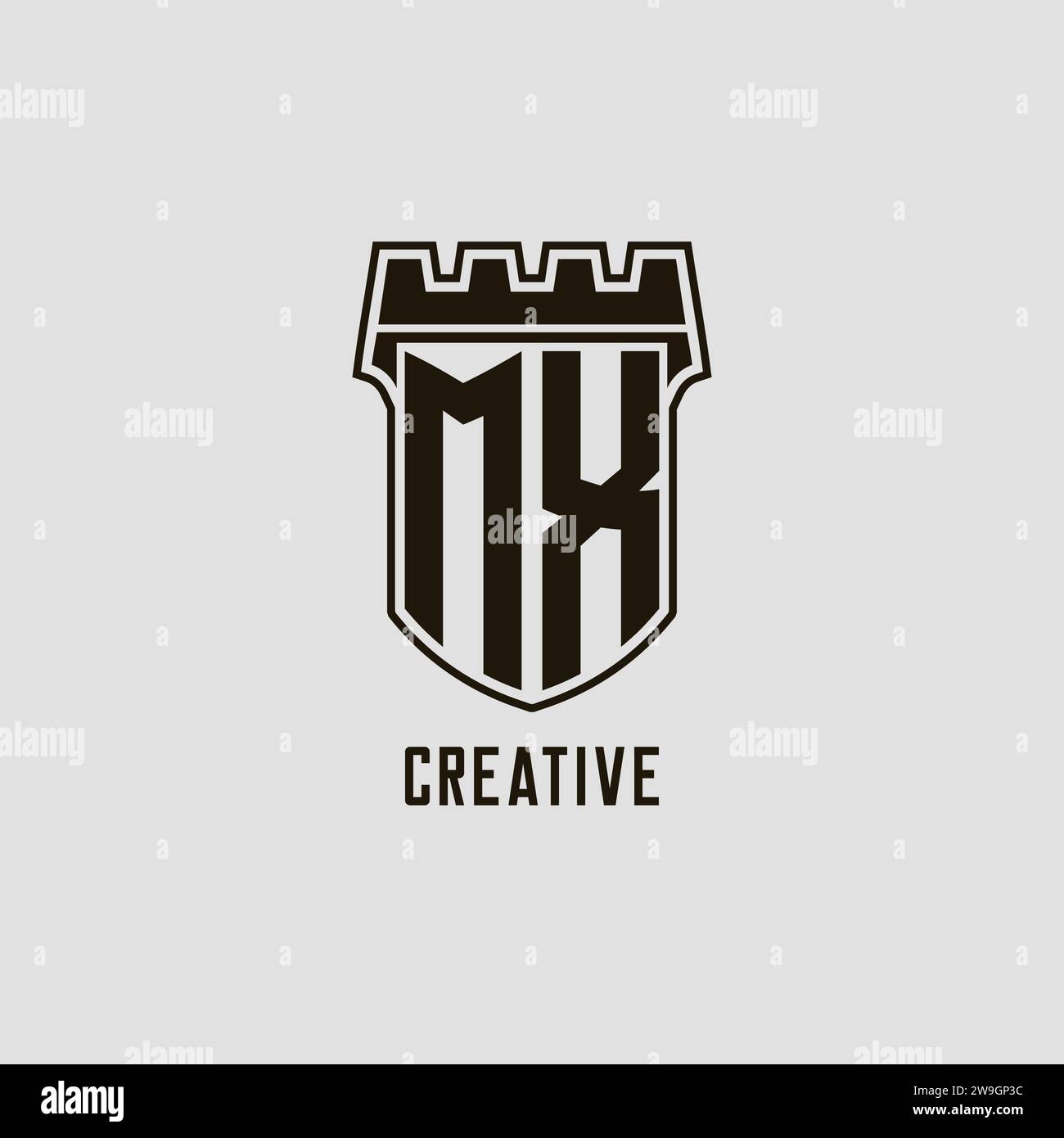 Mx logo design vector vectors hi-res stock photography and images - Alamy
