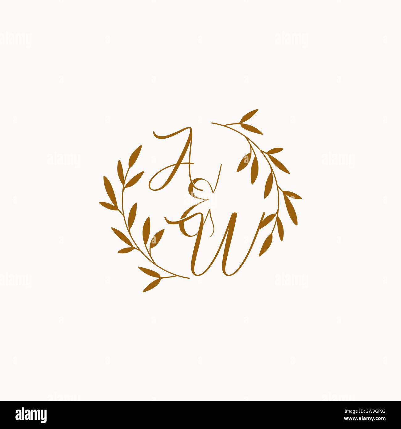 Initial aw Cut Out Stock Images & Pictures - Alamy