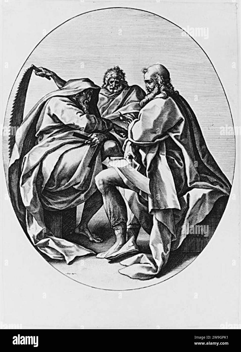 Saints Matthias, Simon, and Judas Thadeus, from the series The Apostles ...