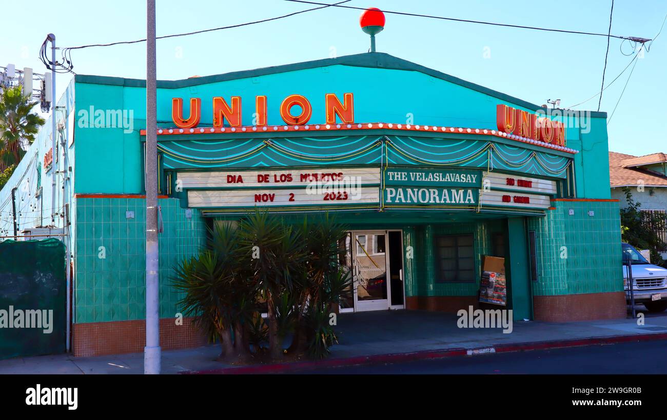 Los Angeles, California: The Velaslavasay Panorama theatre at 1122 W ...