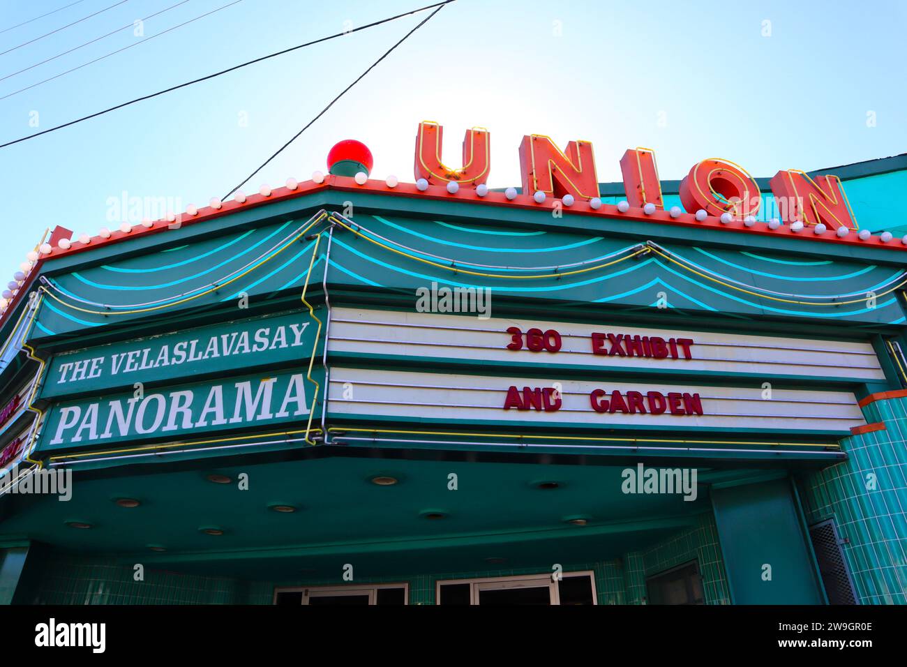 Los Angeles, California: The Velaslavasay Panorama theatre at 1122 W ...