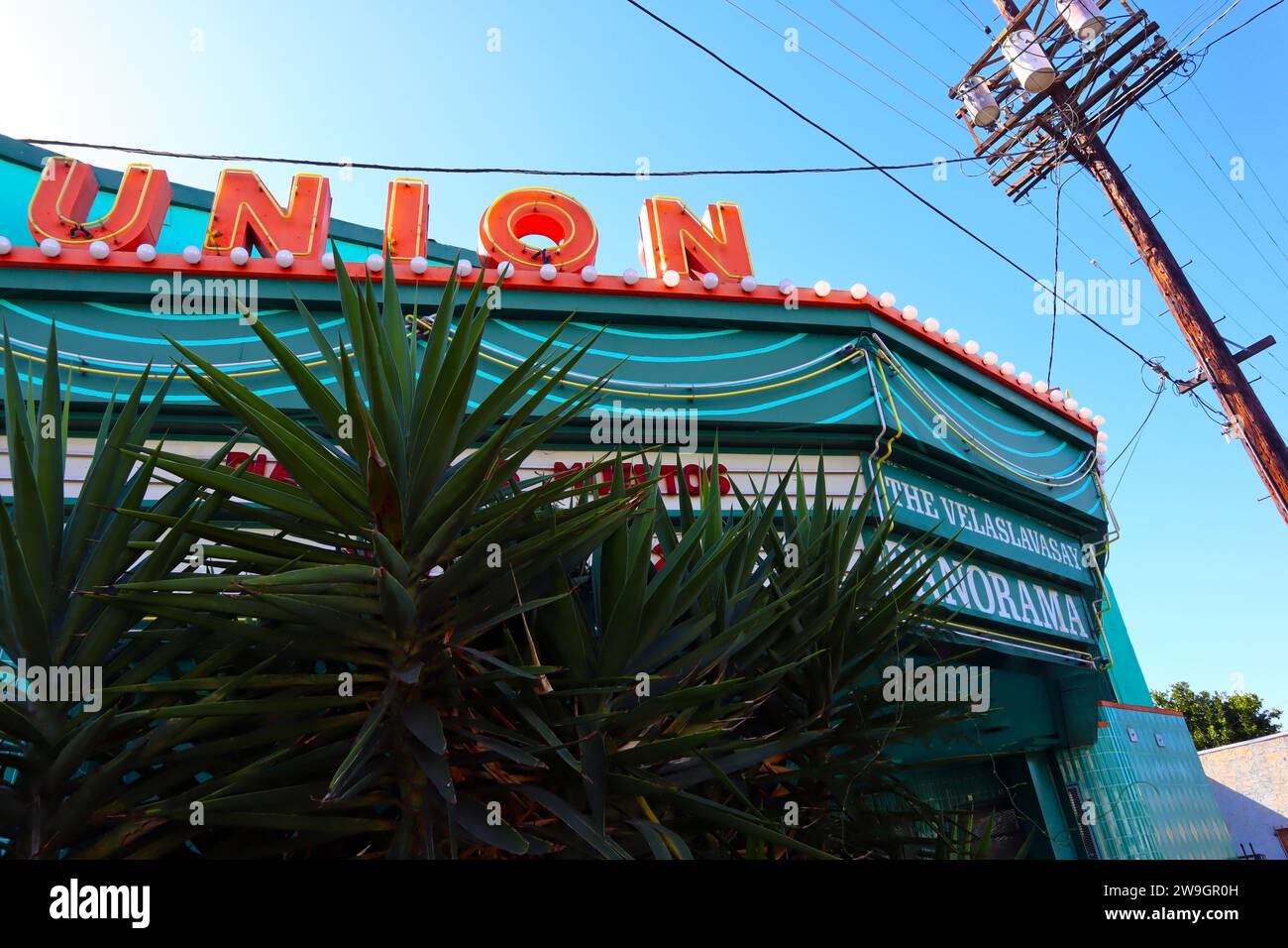 Los Angeles, California: The Velaslavasay Panorama theatre at 1122 W ...