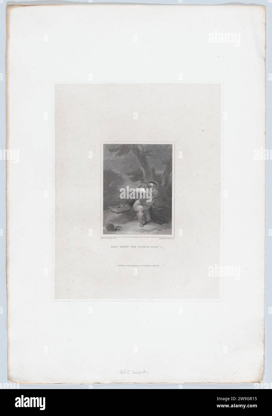 Falstaff on the Battlefield (Shakespeare, King Henry IV, Part I, Act 5 ...