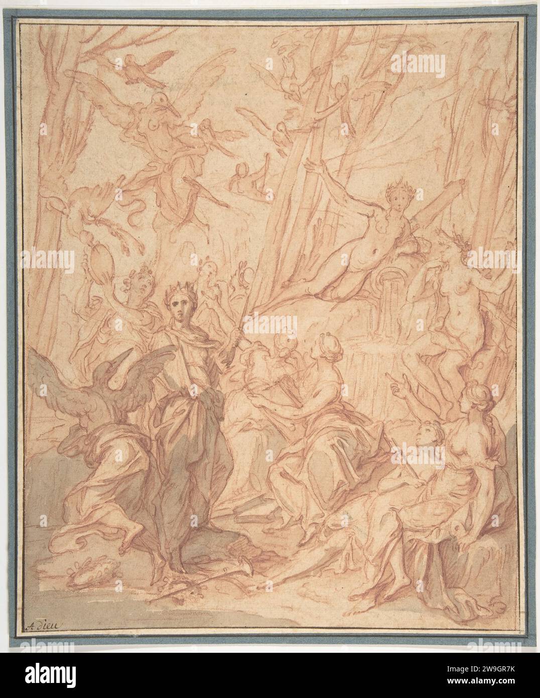 The Nine Pierides Transformed into Magpies after Their Unsuccessful ...