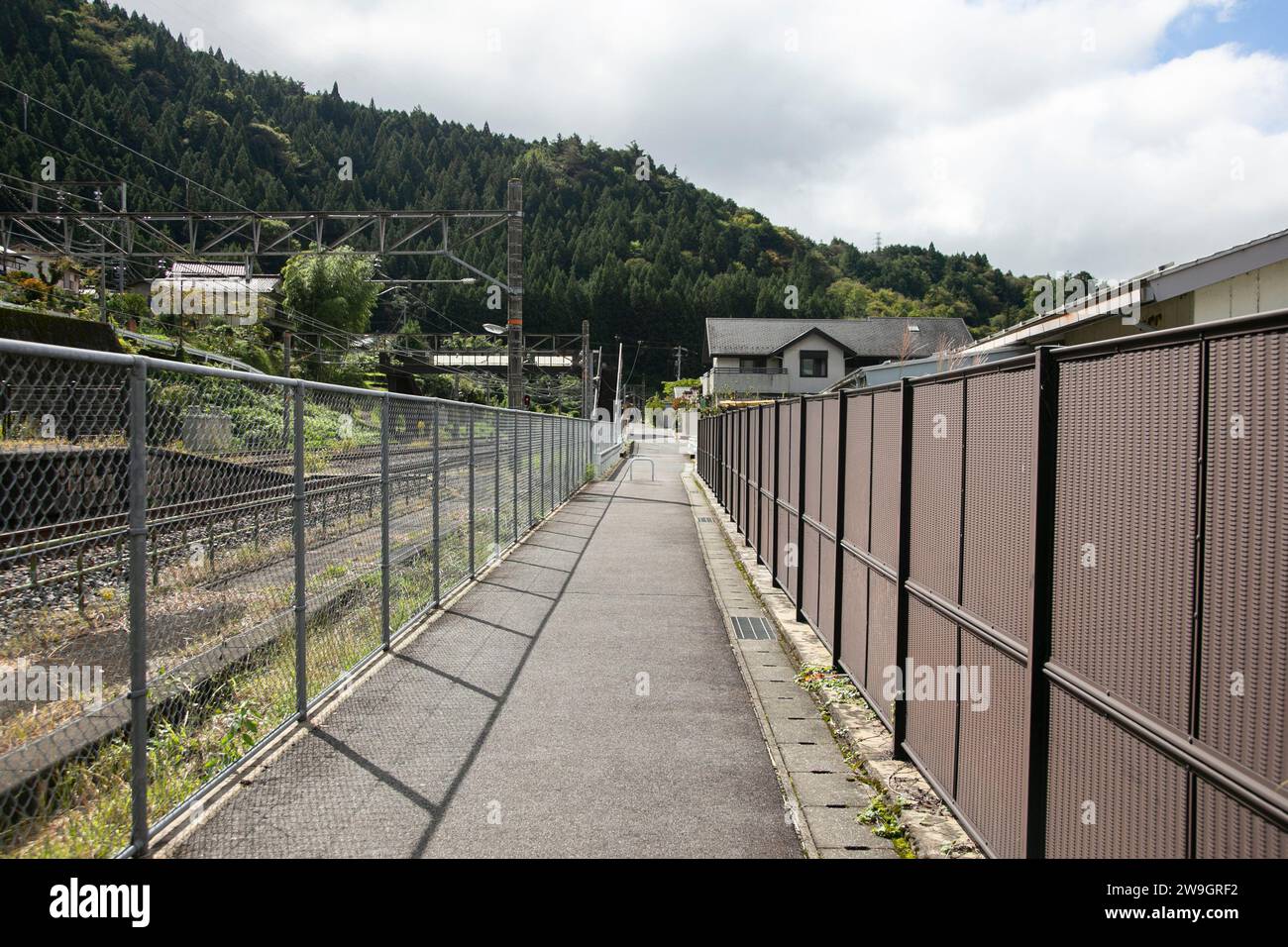 Nagiso, Japan; 1st October 2023: Beautiful town next to Tsumago post ...