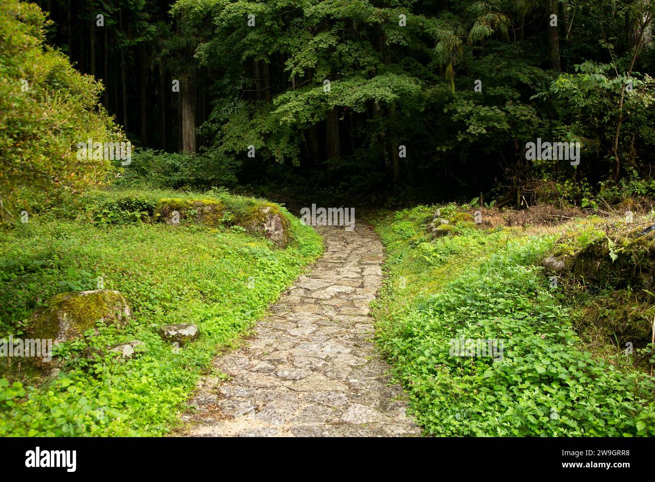 Japan japanese old cobblestone hi-res stock photography and images - Alamy