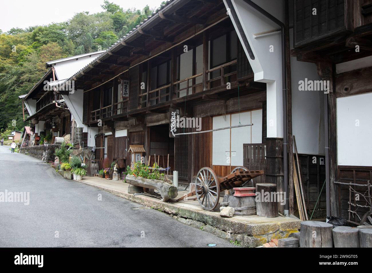 Tsumago, Japan; 1st October 2023: Streets and traditional Japanese ...