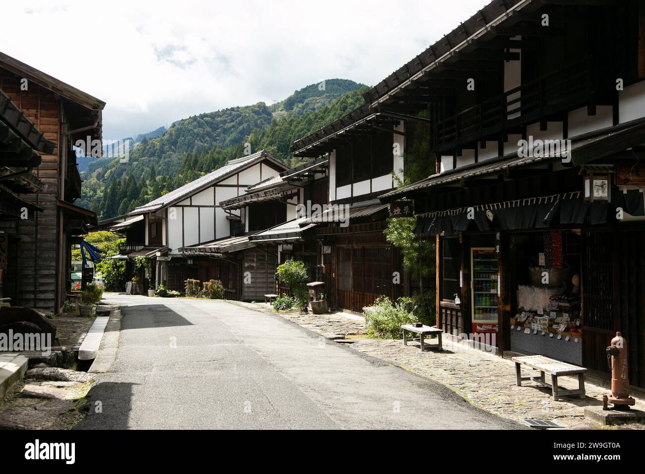 Tsumago, Japan; 1st October 2023: Streets and traditional Japanese ...