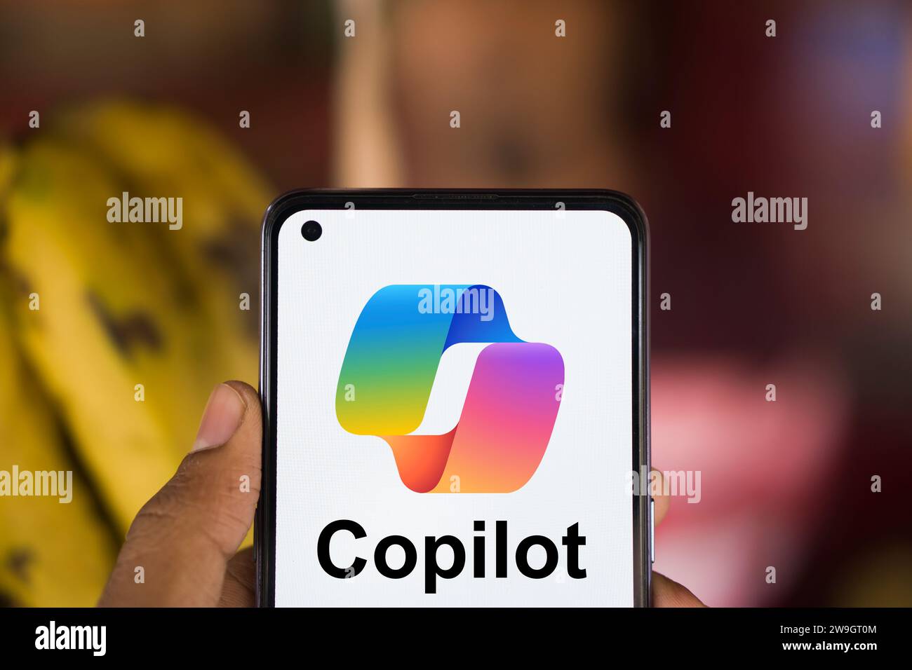 Dhaka, Bangladesh - 27 December 2023: Hand holding a phone with ...