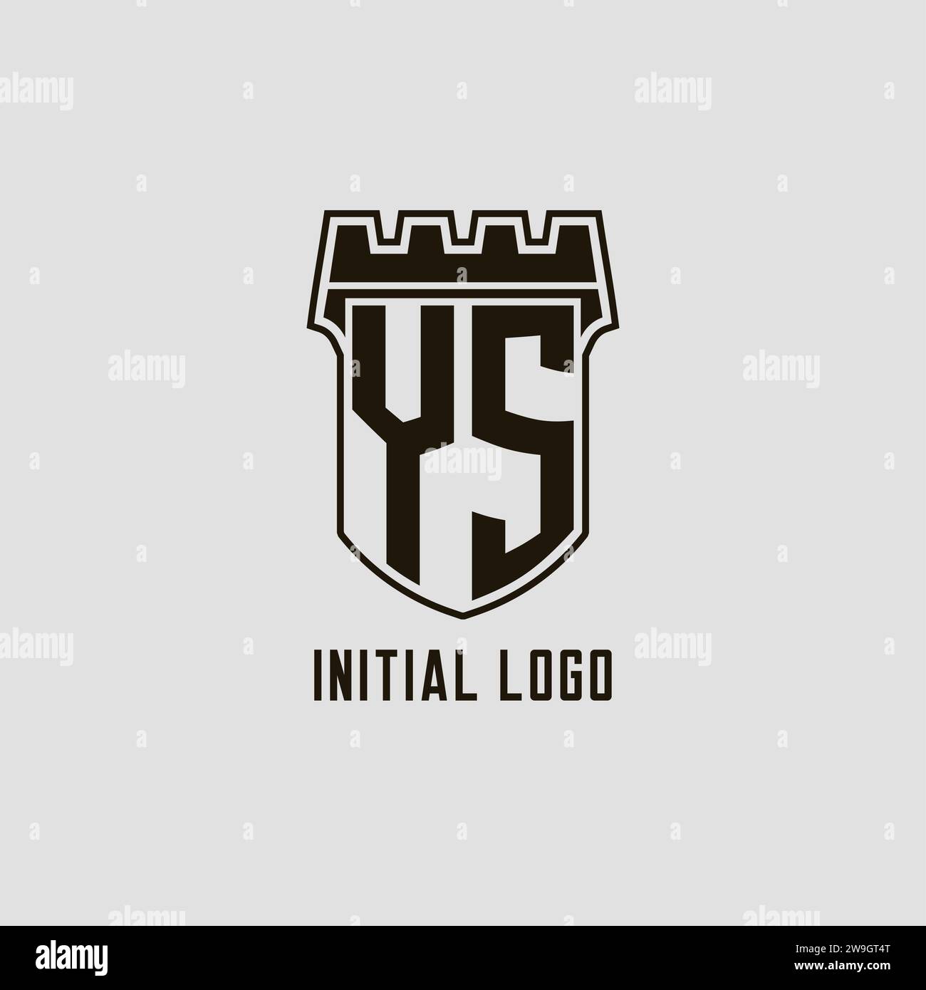 Ys monogram logo design with hi-res stock photography and images - Alamy