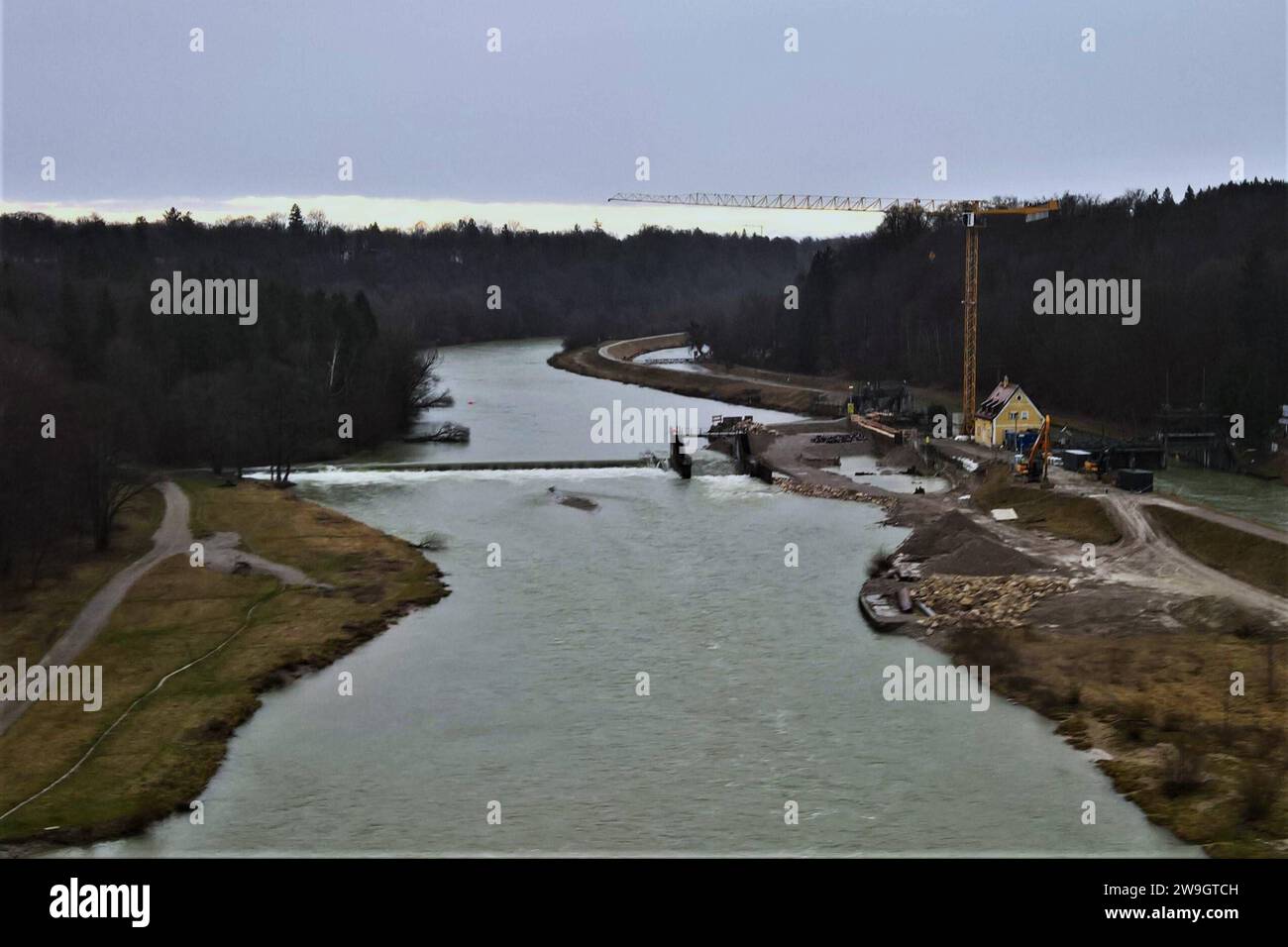 München - Solln, die Isar *** Munich Solln, the Isar Stock Photo - Alamy
