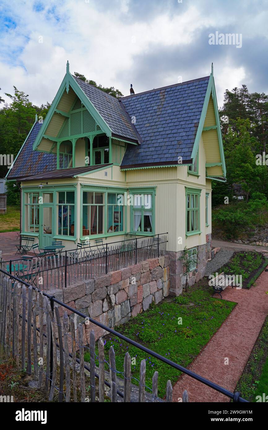 HVITSTEN, NORWAY -2 JUL 2023- View of the Edvard Munch Villa Ramme ...