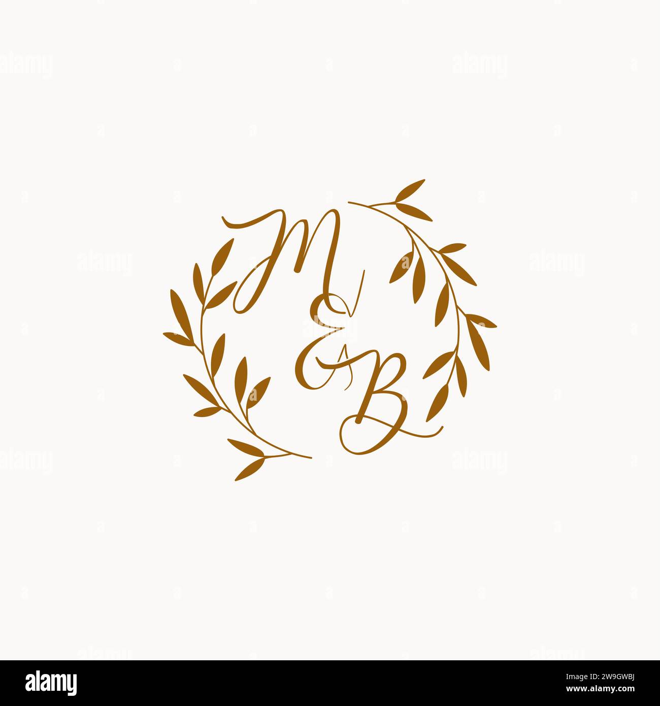 Monogram mb Stock Vector Images - Alamy