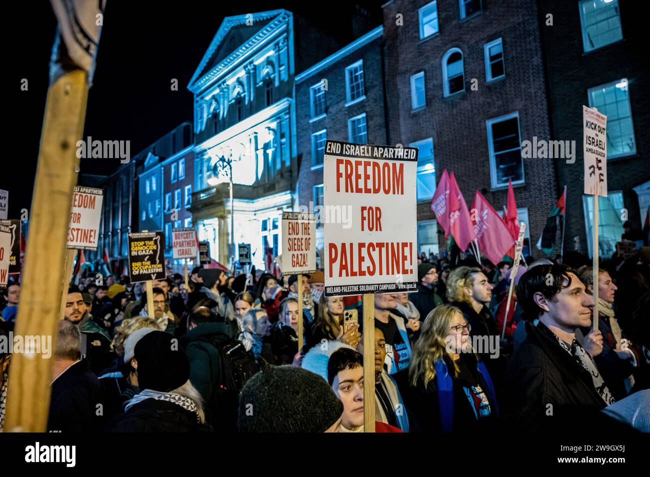 Irish freedom demonstration Stock Photo - Alamy