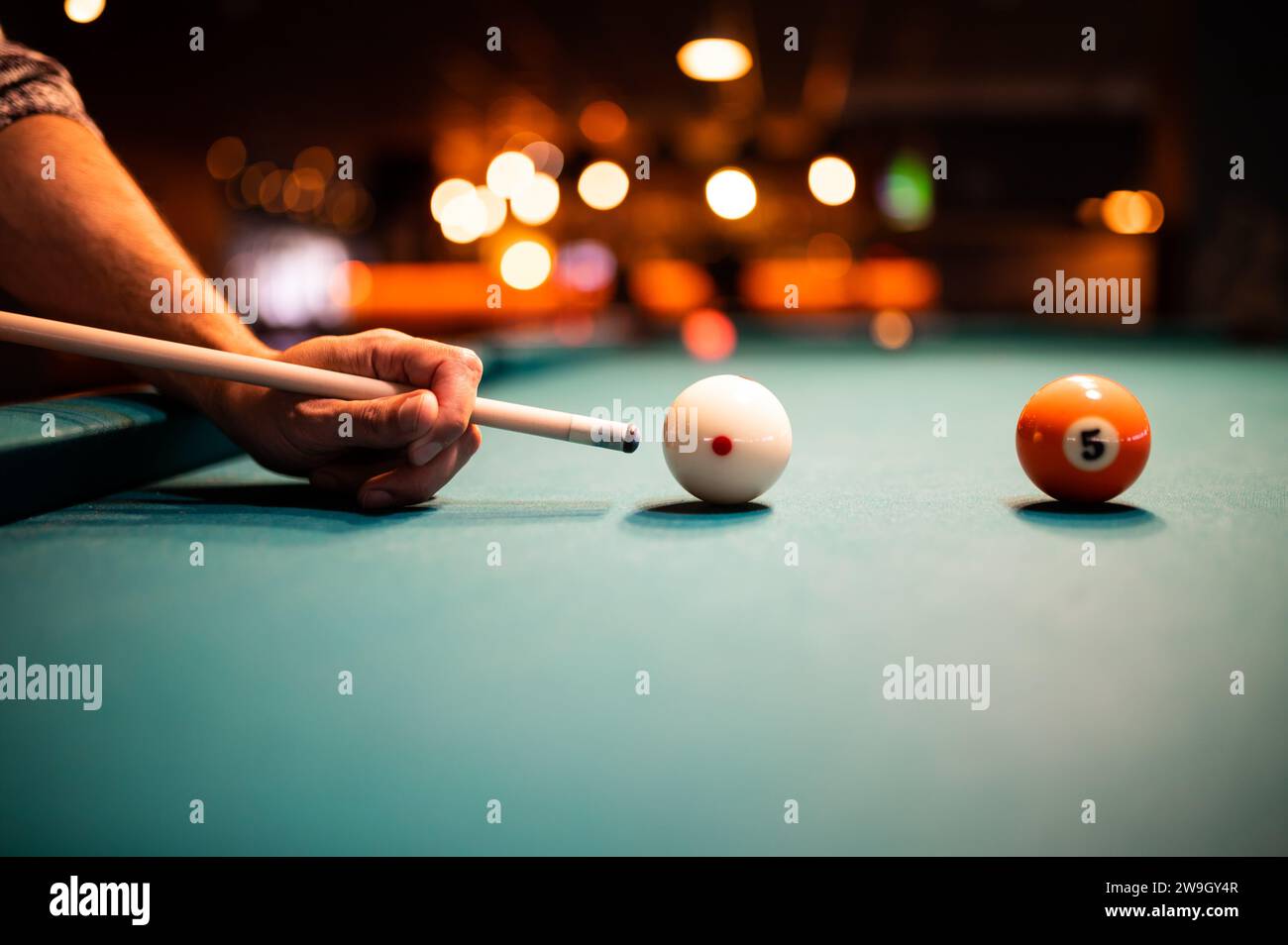 Game pool good ball shot hi-res stock photography and images - Alamy