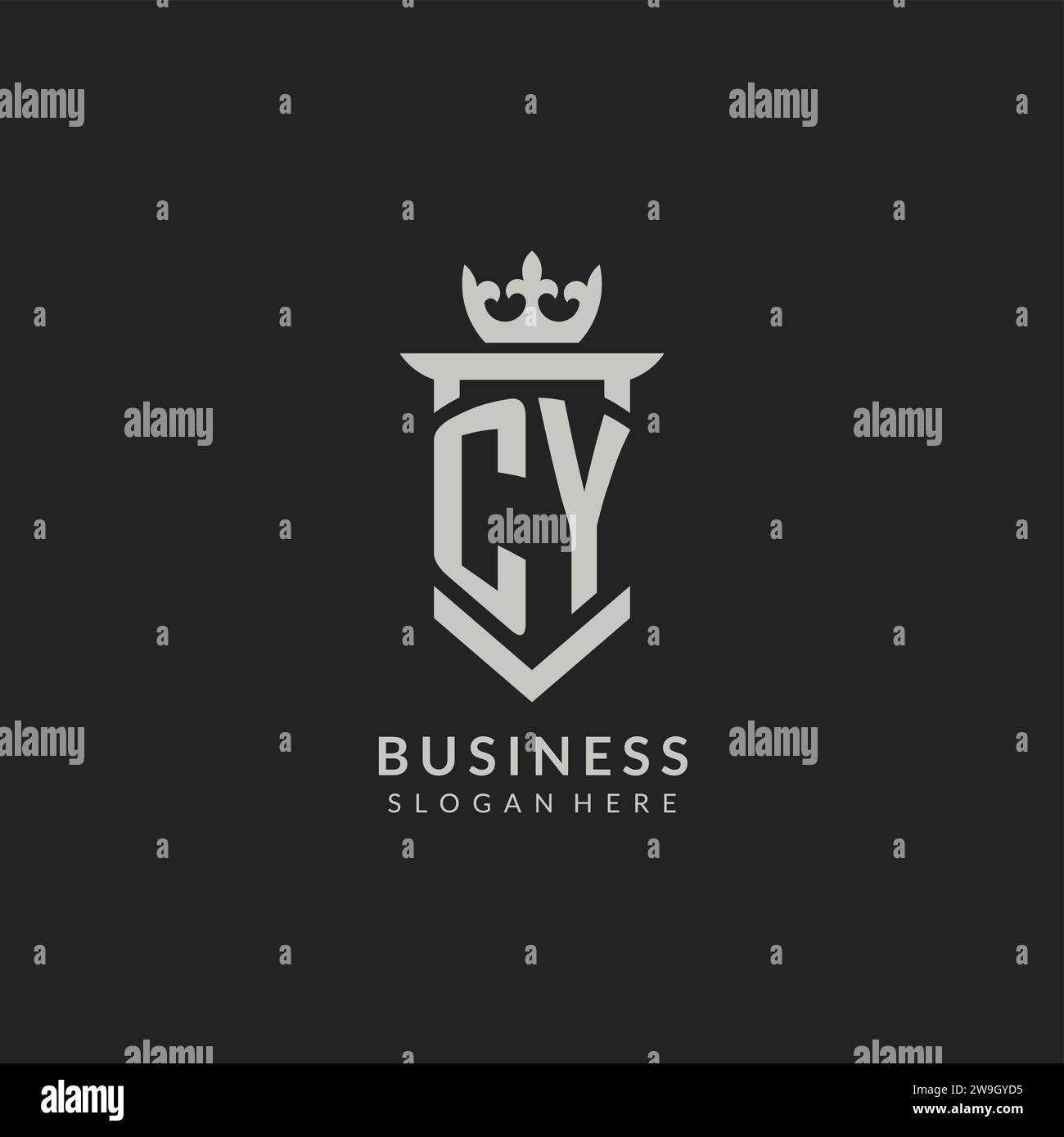 Initial cy logo hi-res stock photography and images - Alamy