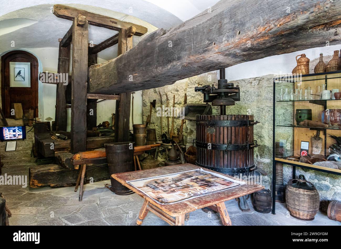 Tirol village, Merano, South Tyrol, Bolzano province, Italy, June 14 ...