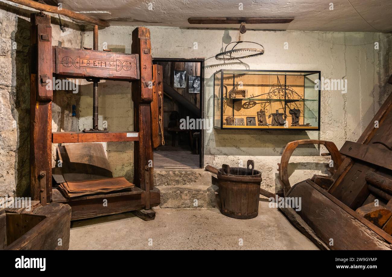 Tirol village, Merano, South Tyrol, Bolzano province, Italy, June 14 ...