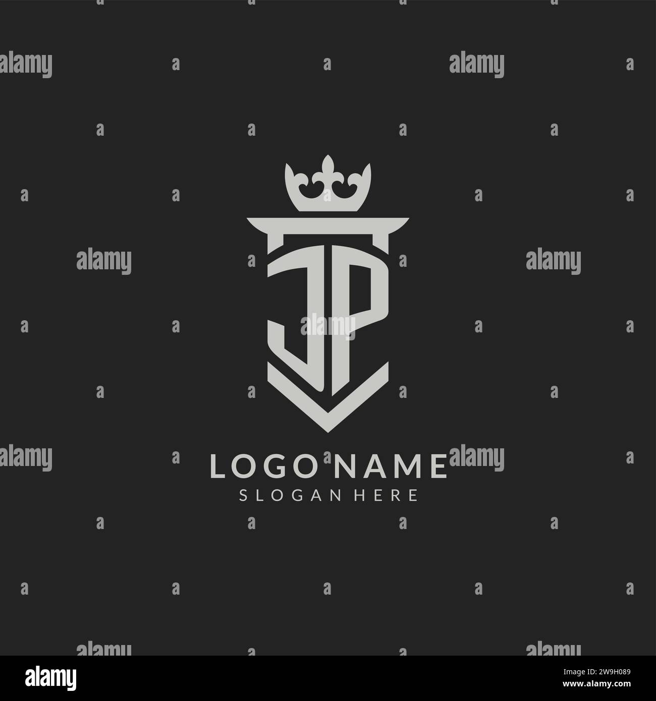 Letter jp logo hi-res stock photography and images - Alamy