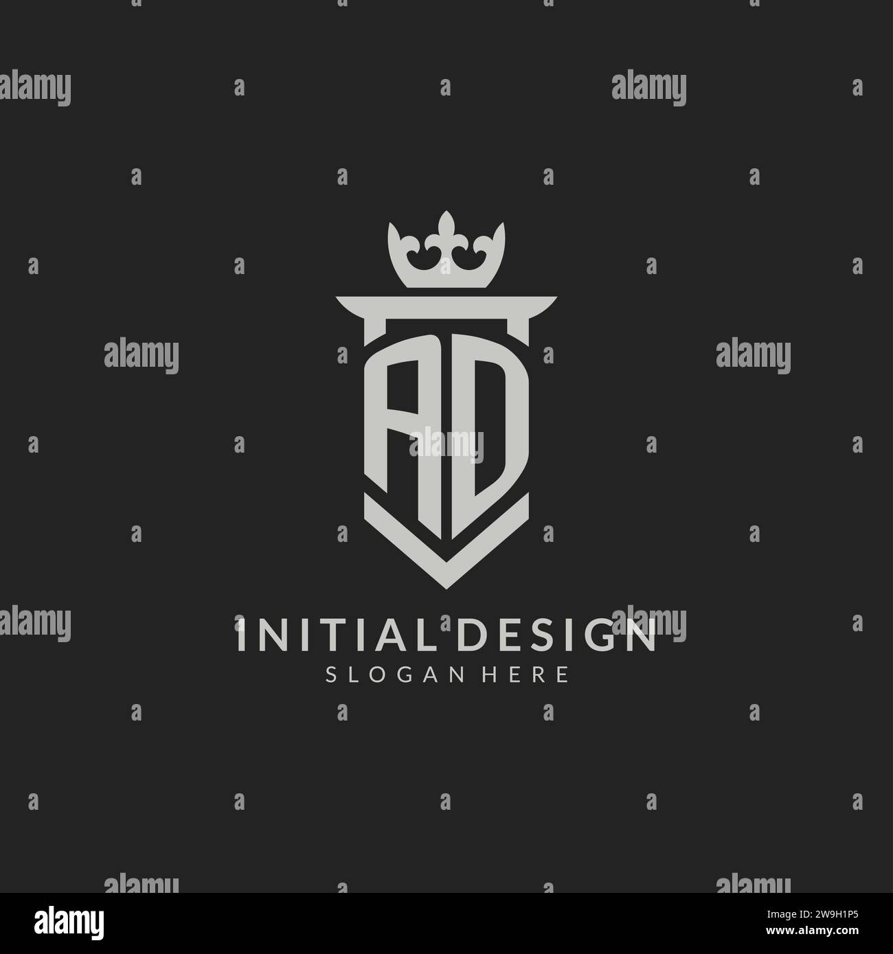 Initial ad Stock Vector Images - Alamy