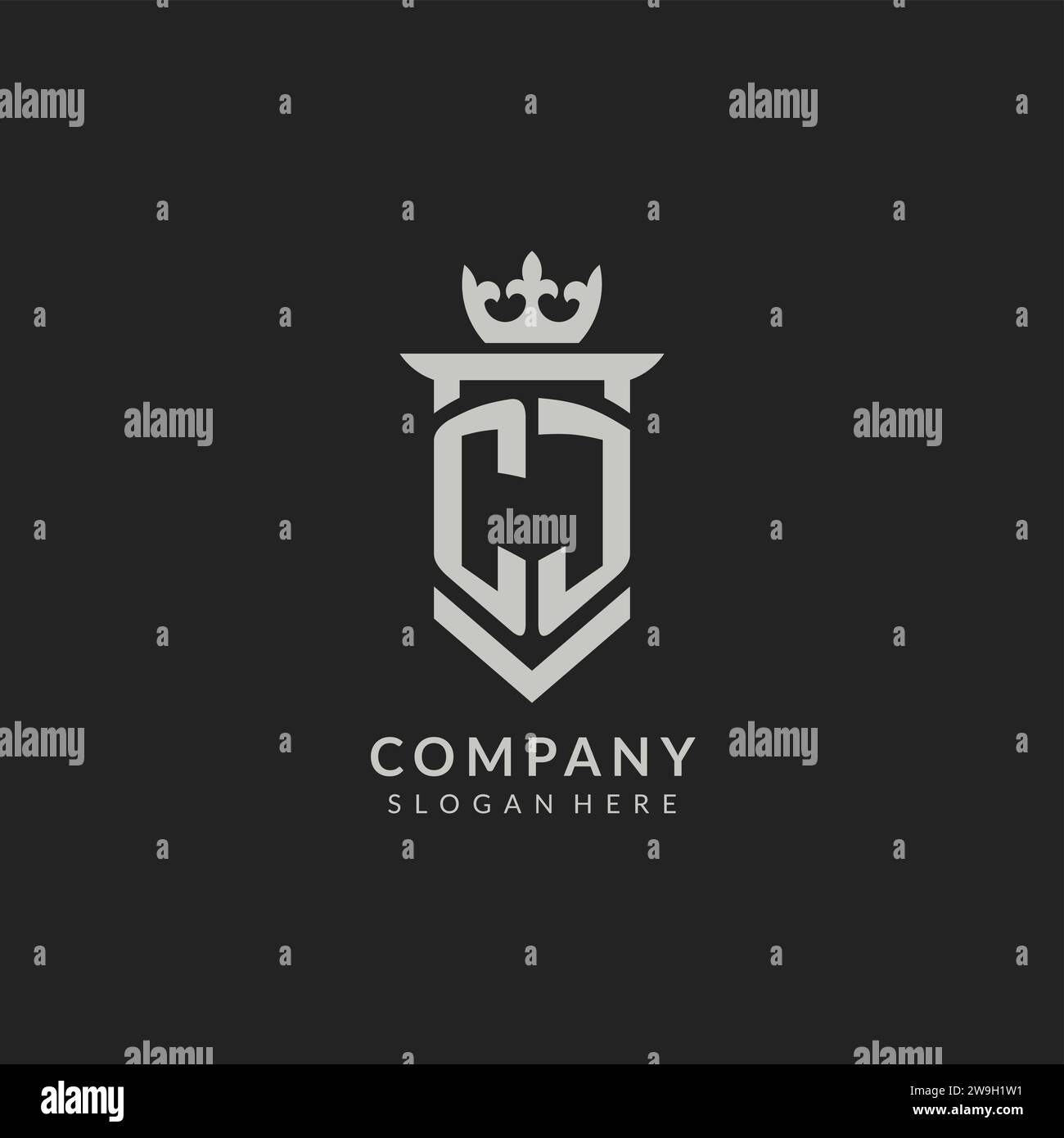 Letter cj vector vectors hi-res stock photography and images - Alamy