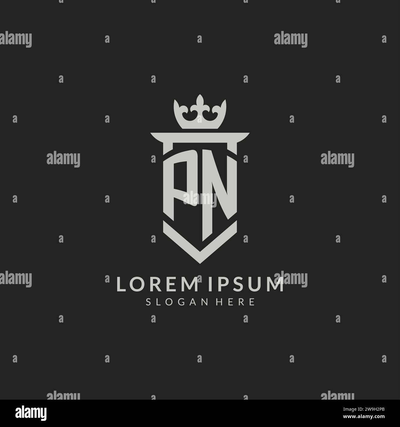 Initial pn Stock Vector Images - Alamy