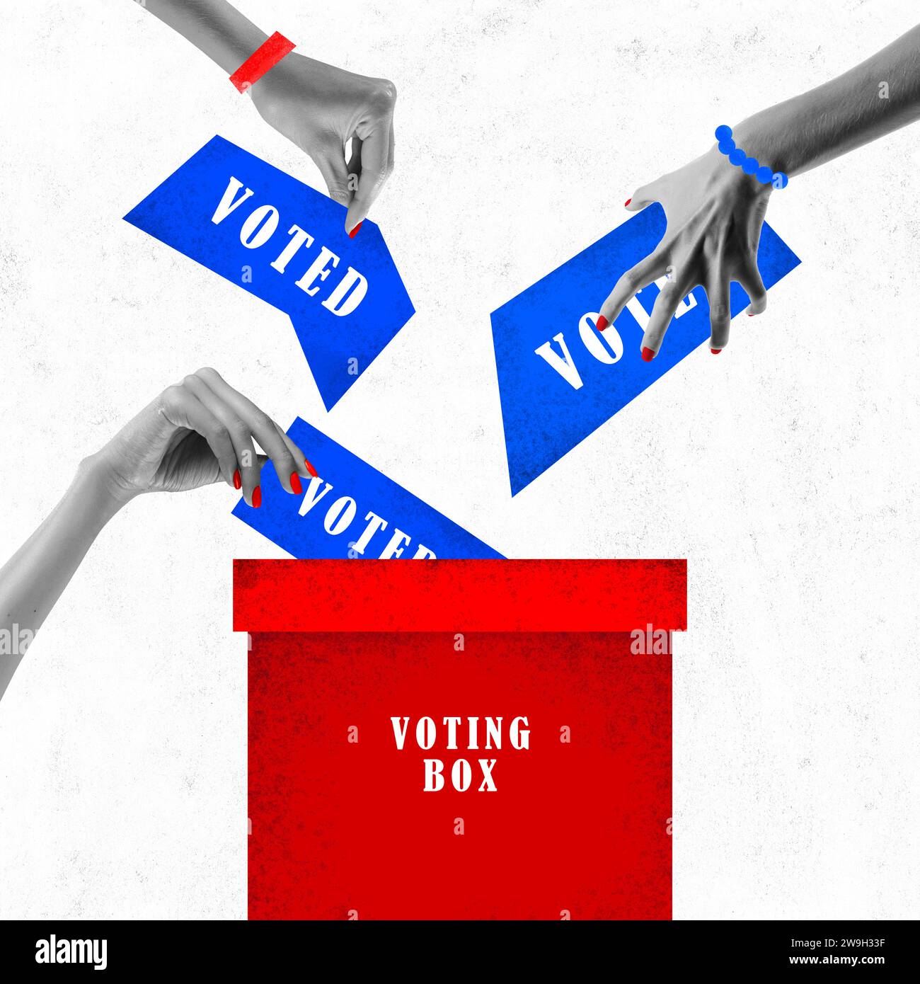 Primary 2024 elections people voting hi-res stock photography and ...
