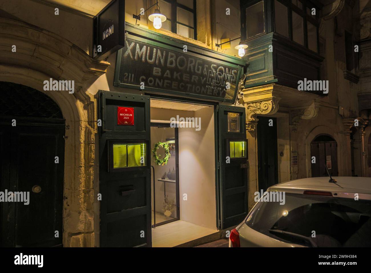 Noni Restaurant in Valletta, Malta Stock Photo - Alamy
