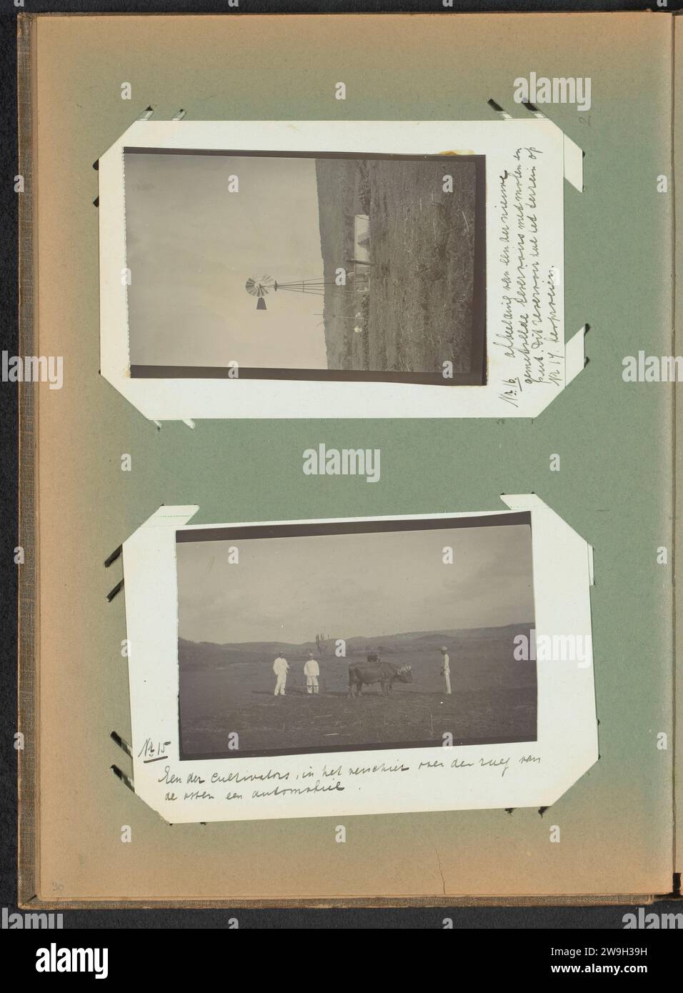 Windmill at reservoir, anonymous, c. 1912 - c. 1913 photograph Windmill ...