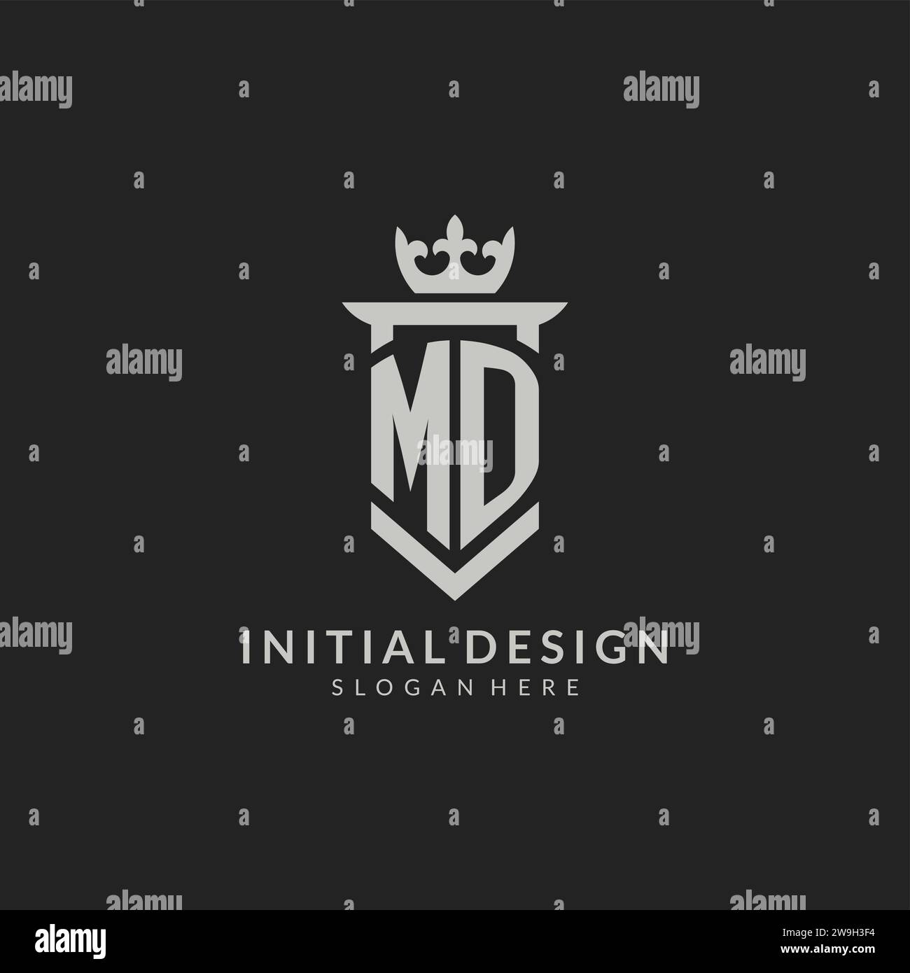 Initial md hi-res stock photography and images - Alamy