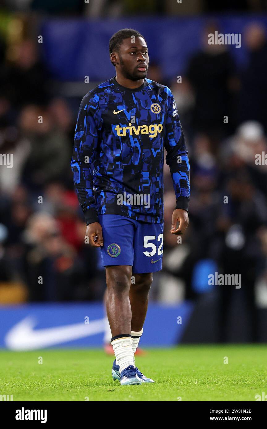 London, UK. 27th Dec, 2023. Alex Matos of Chelsea during the Premier ...
