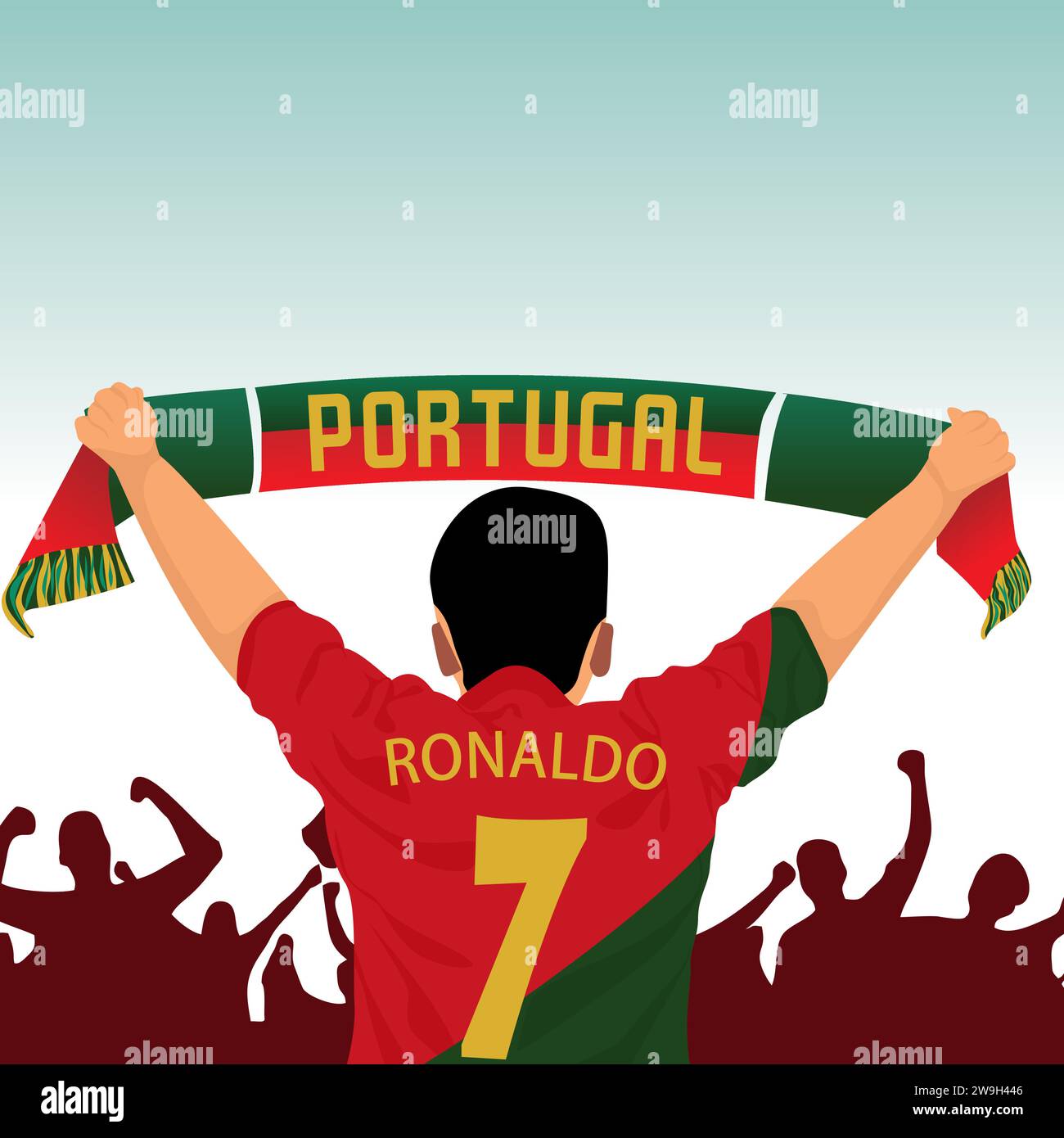 Sports fans in crowd Stock Vector Images - Alamy