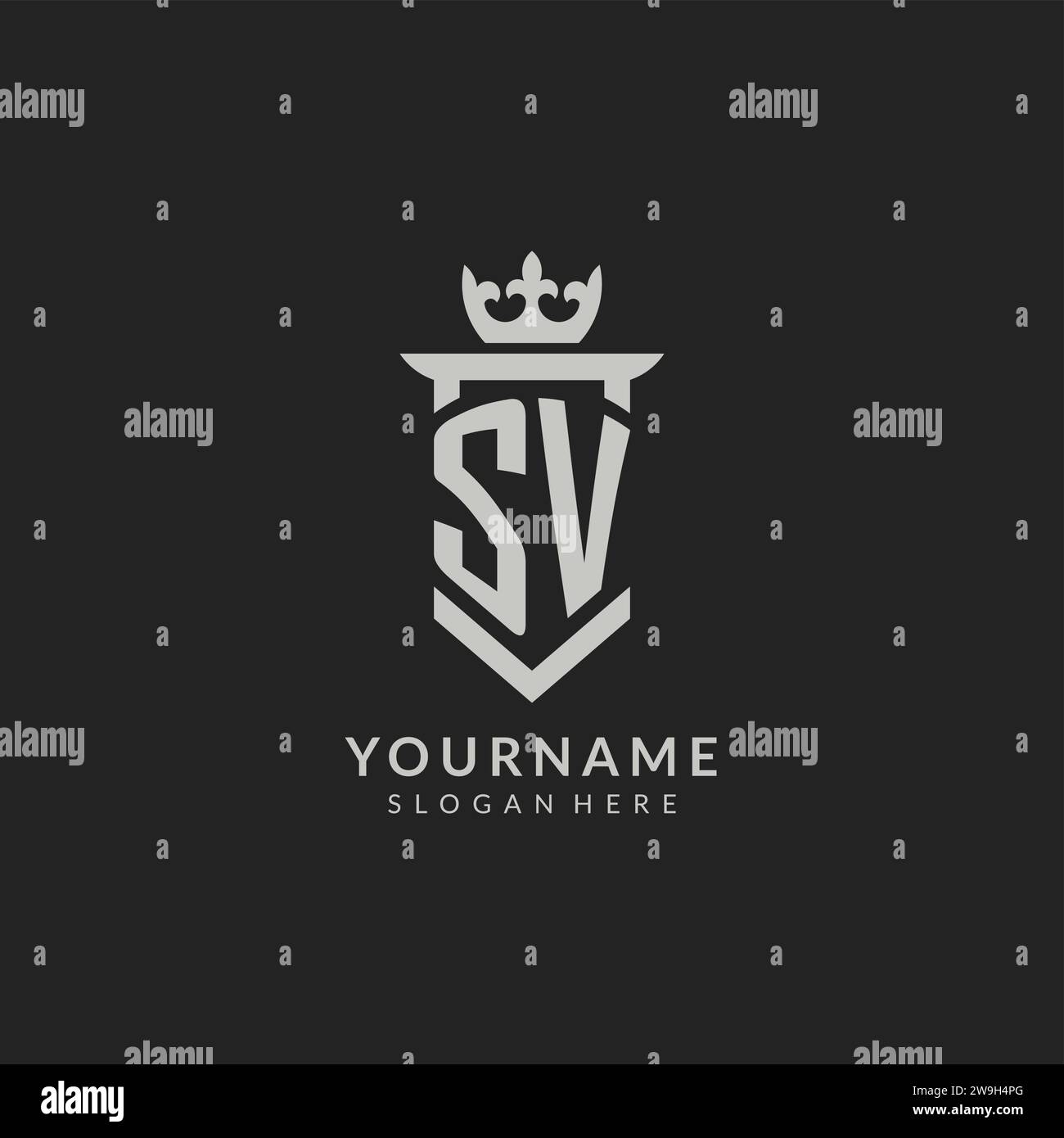 Letter sv vector vectors hi-res stock photography and images - Alamy