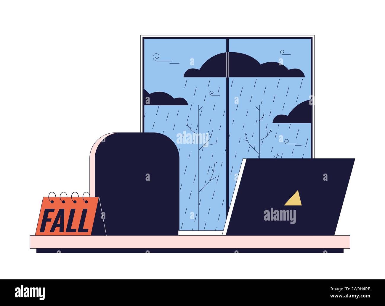 Season depression Stock Vector Images - Alamy