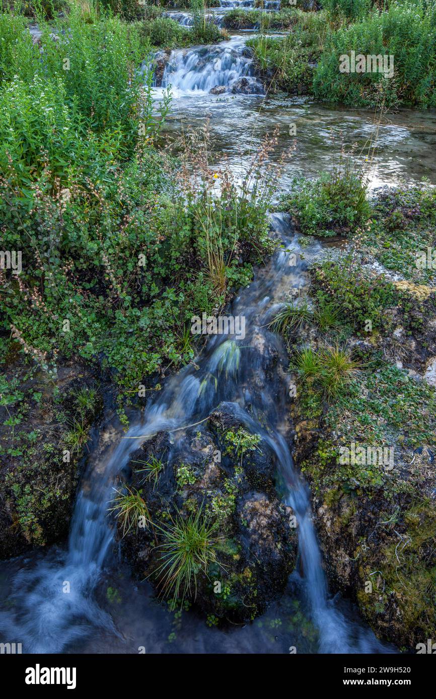 Cascade Springs on Mt. Timpanogos in the Uinta National Forest in Utah ...