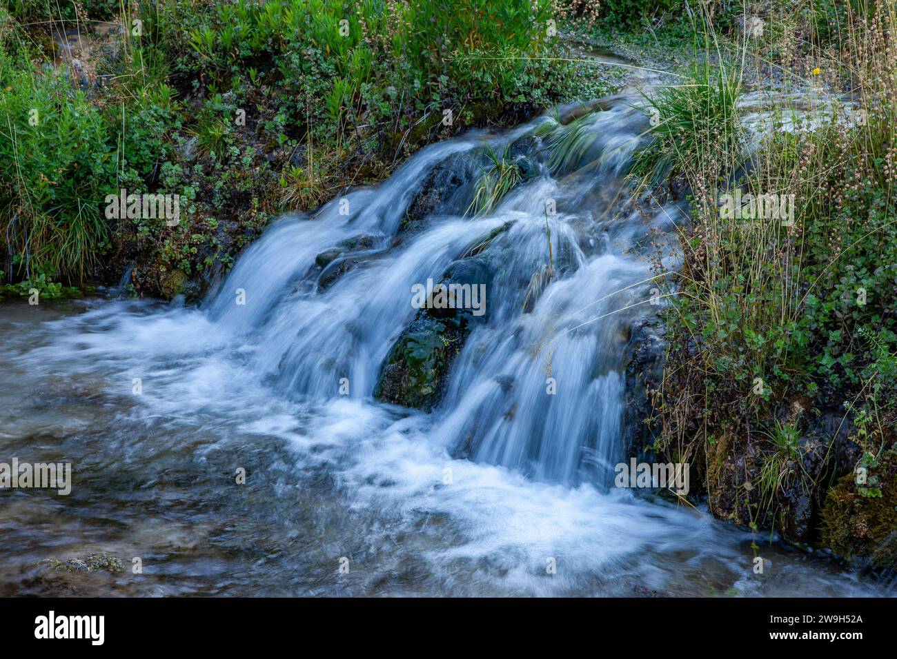 Cascade Springs on Mt. Timpanogos in the Uinta National Forest in Utah ...