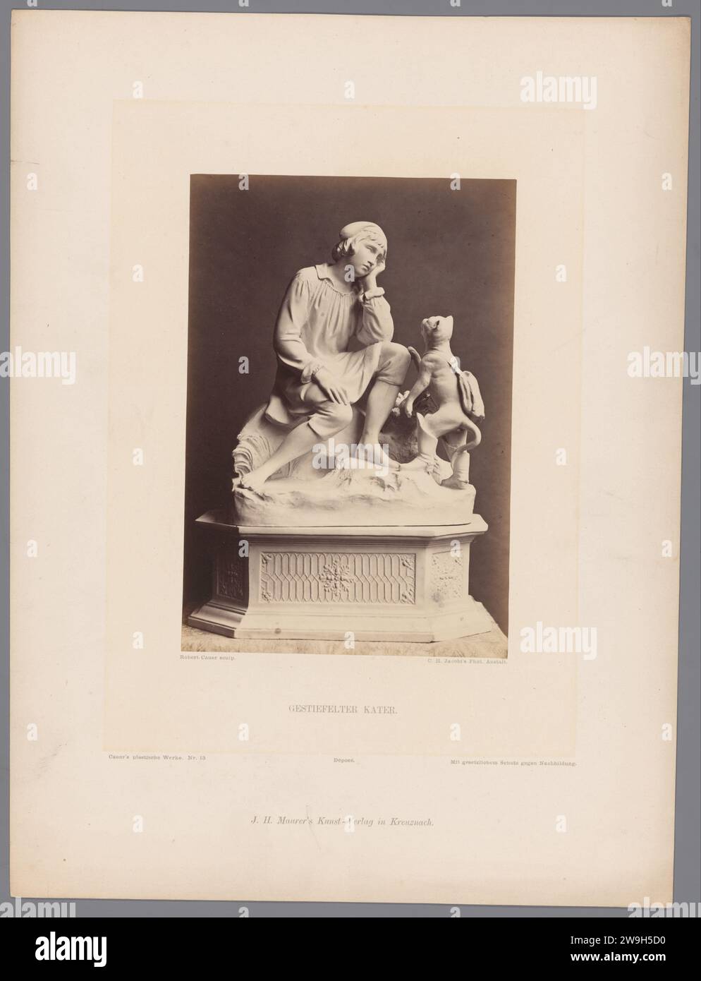 The booted cat by Robert Cauer, Carl Heinrich Jacobi, 1850 - 1900 ...