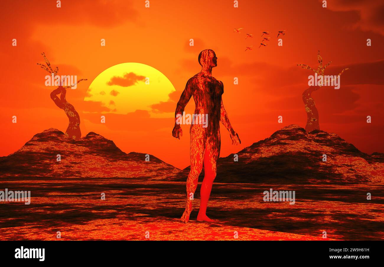 Born Of Fire Stock Photo - Alamy