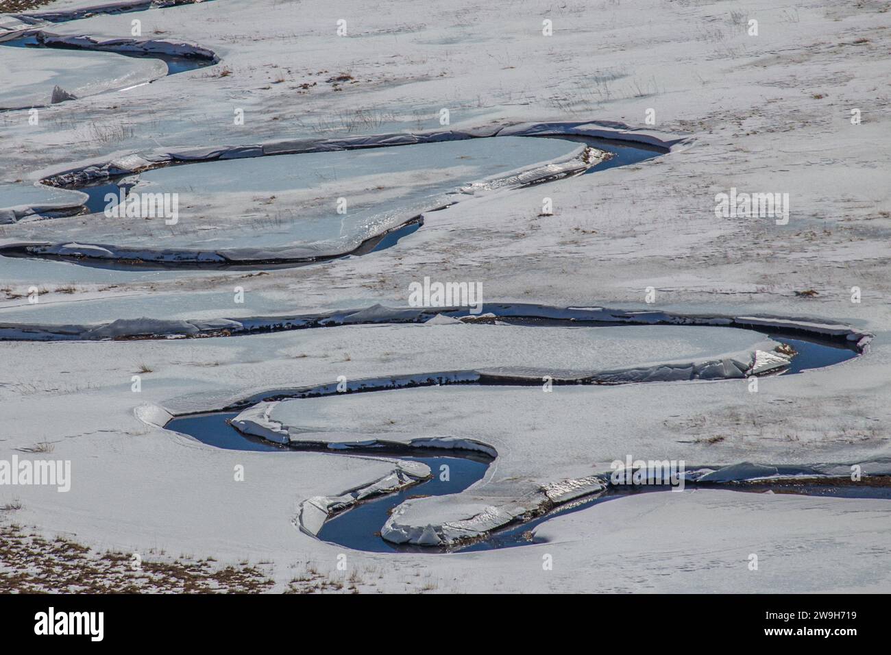 The beauty of untouched wilderness showcased in a panoramic mountain ...