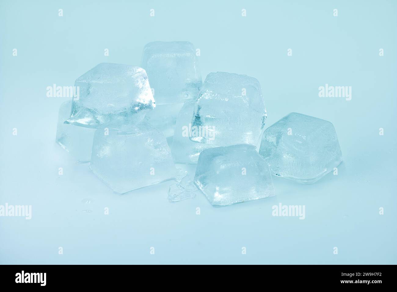 frozen water ice air bubbles in ice ice cubes abstraction beautiful ...