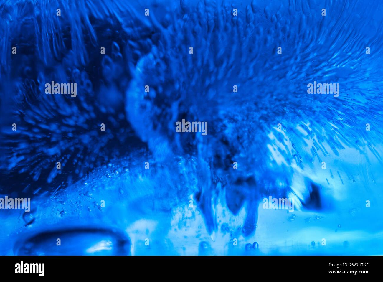 frozen water ice air bubbles in ice colors abstraction beautiful ...