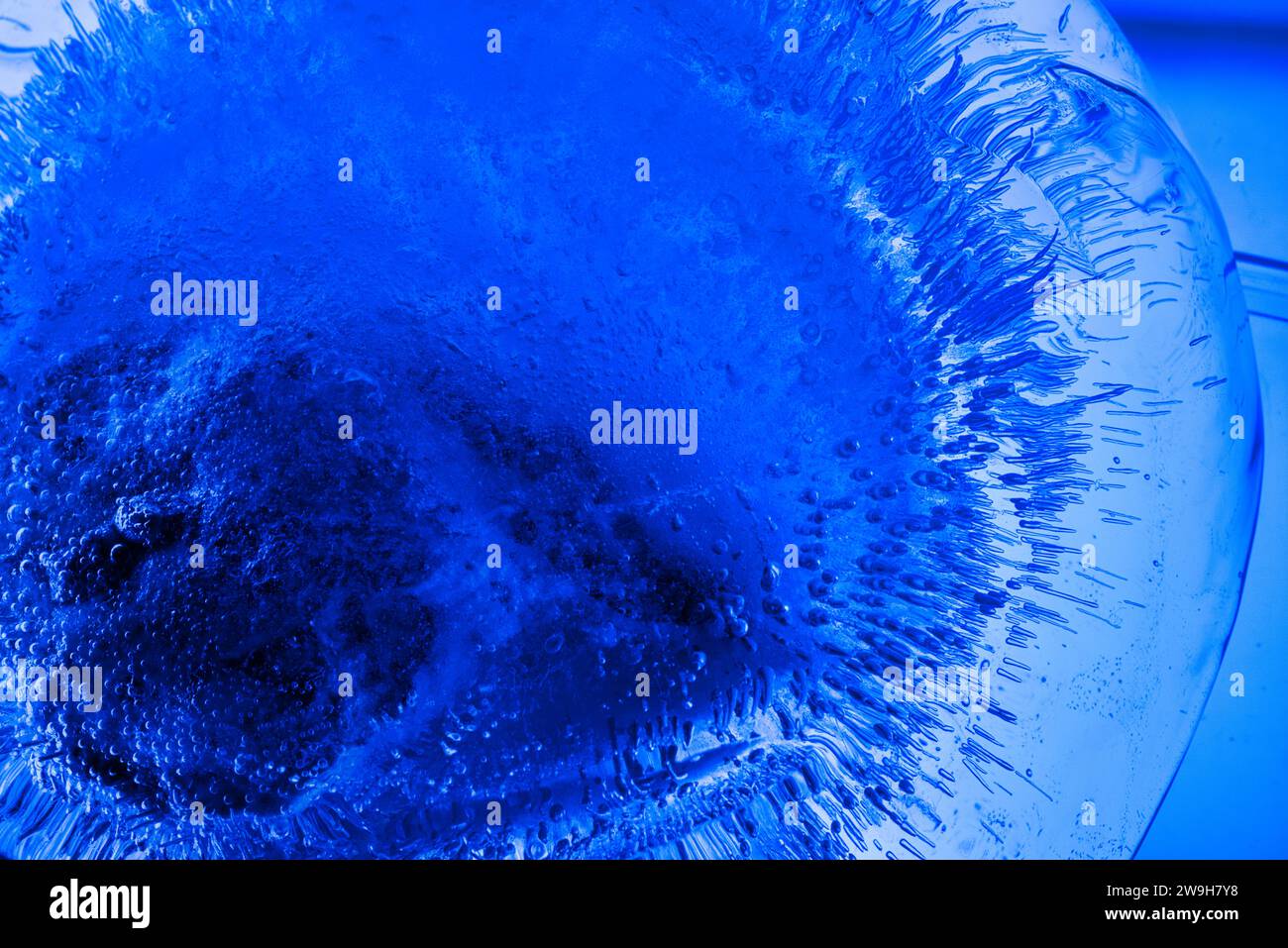 frozen water ice air bubbles in ice colors abstraction beautiful ...