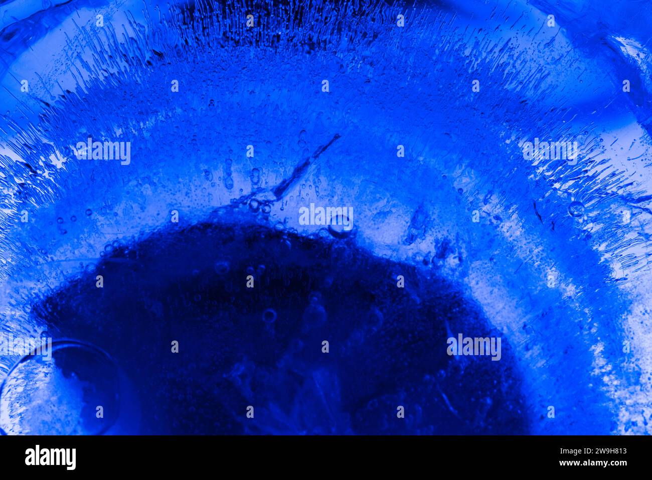 frozen water ice air bubbles in ice colors abstraction beautiful ...