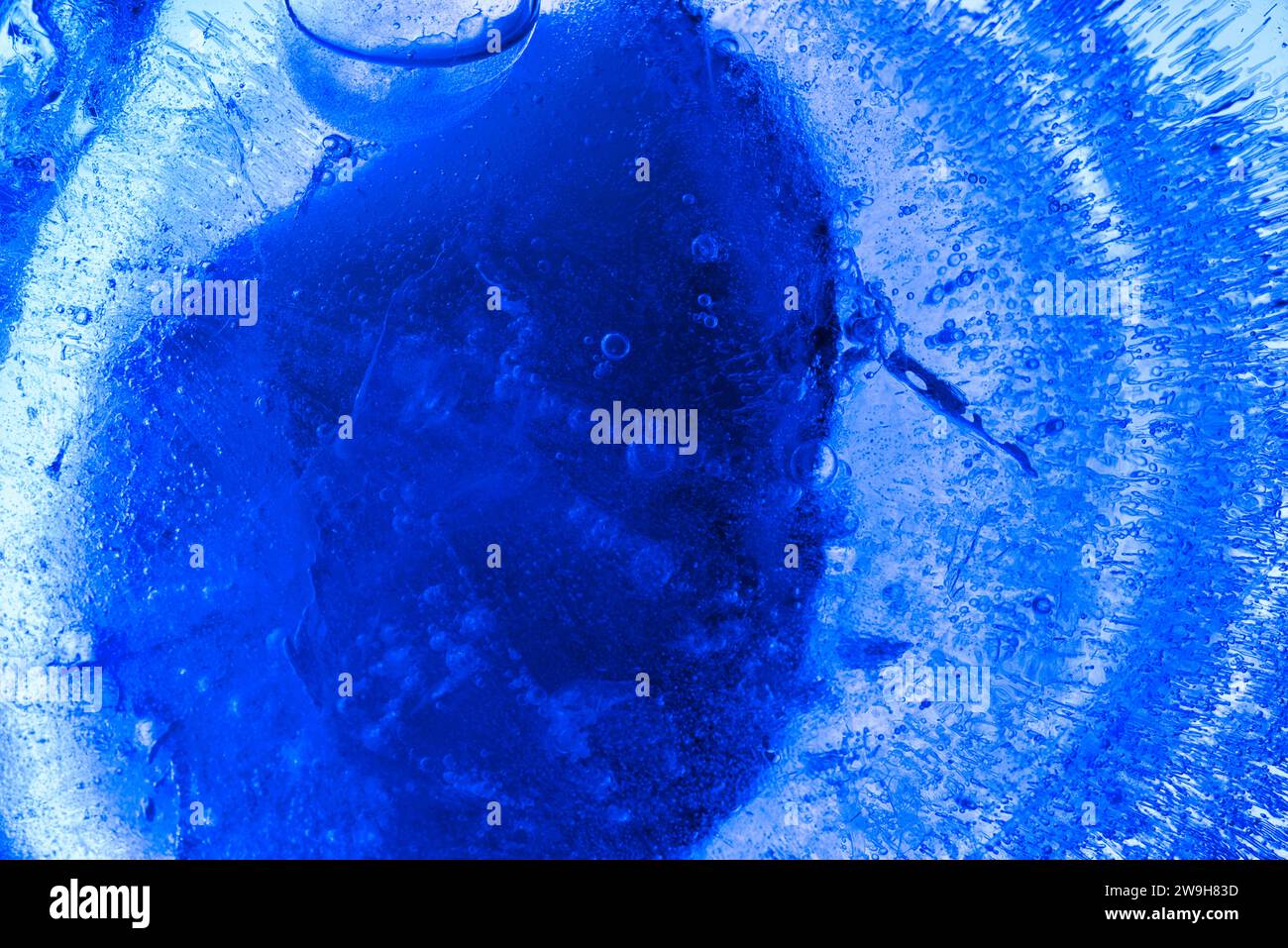 frozen water ice air bubbles in ice colors abstraction beautiful ...