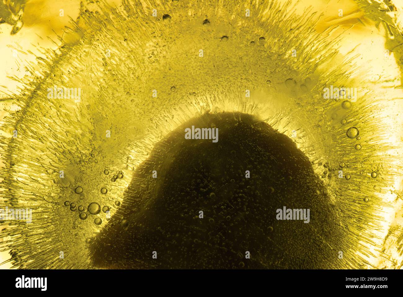 frozen water ice air bubbles in ice colors abstraction beautiful ...